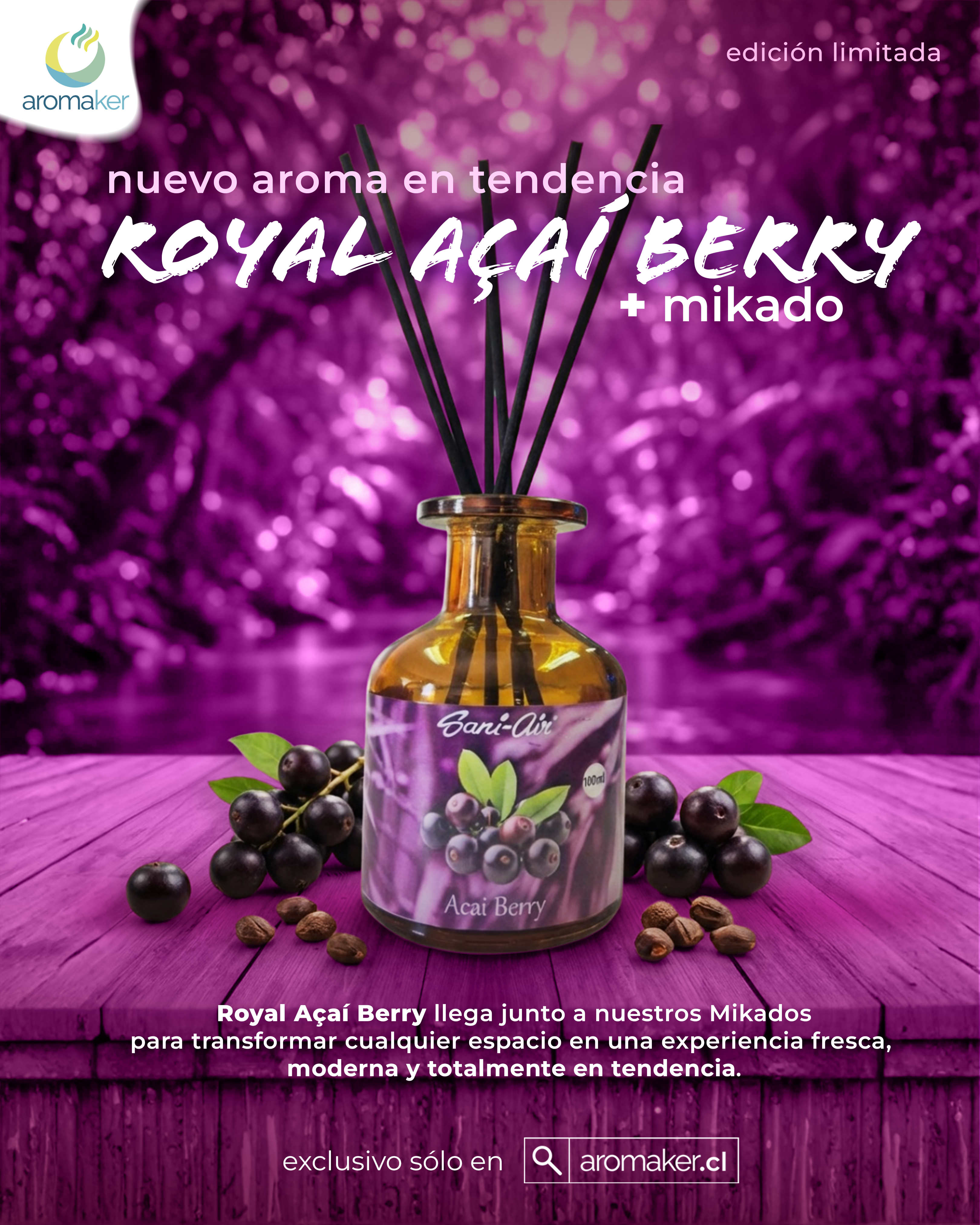 Mikado Royal Açaí Berry – Royal Tropical Series – Aromaker